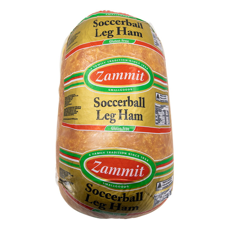 Zammit- Ham Soccerball Leg (Full) r/w 7kg | Gulli Food Distributors