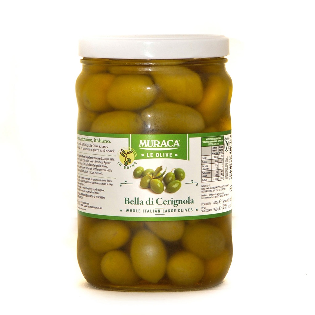 Muraca- Olives Bella Dicerignola1.7kg | Gulli Food Distributors